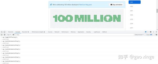 GITHUB庆祝1亿开发者的动画脚本 - 知乎