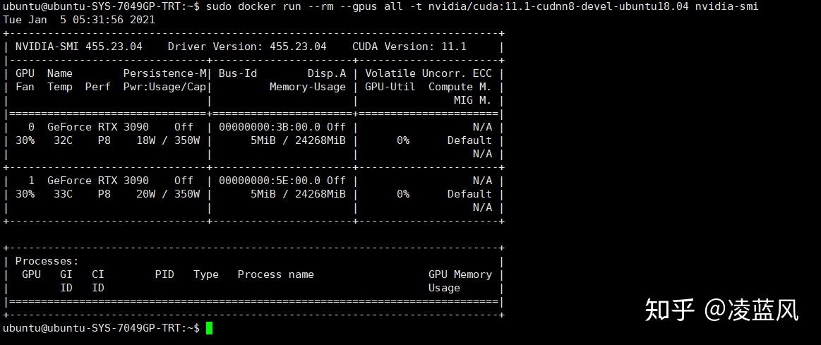 RTX3090运行Tensorflow1.15（CUDA 11.1） Docker、TF1.15测试环境 - 知乎
