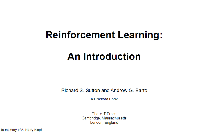RL-1_《Reinforcement Learning: An Introduction》 - 知乎