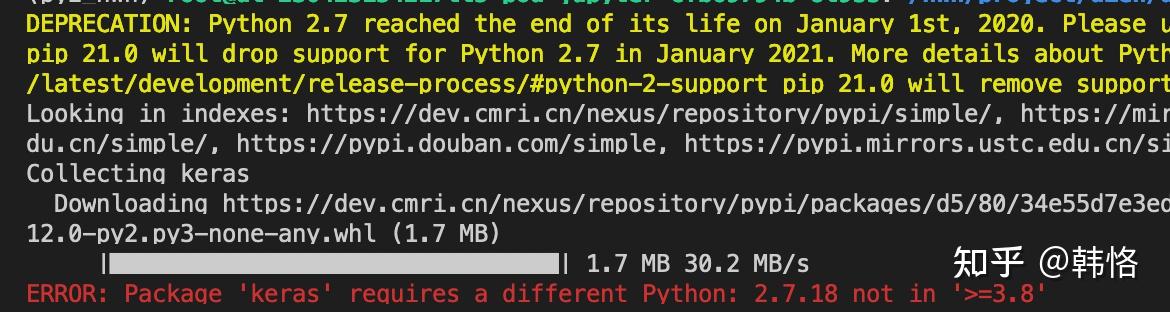 python2.7安装tensorflow-gpu 1.14 - 知乎 python2.7安装tensorflow-gpu 1.14 - 知乎