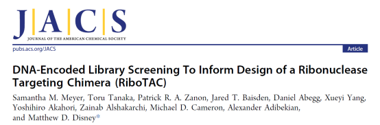 DELopen文献解读 | DEL Screening To Inform Design of a RiboTAC - 知乎