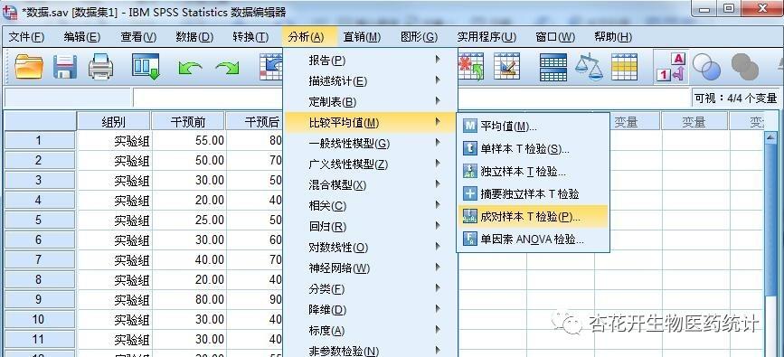SPSS如何比较样本两组样本的组内和组间差异（含GraphPad Prism绘图） - 知乎