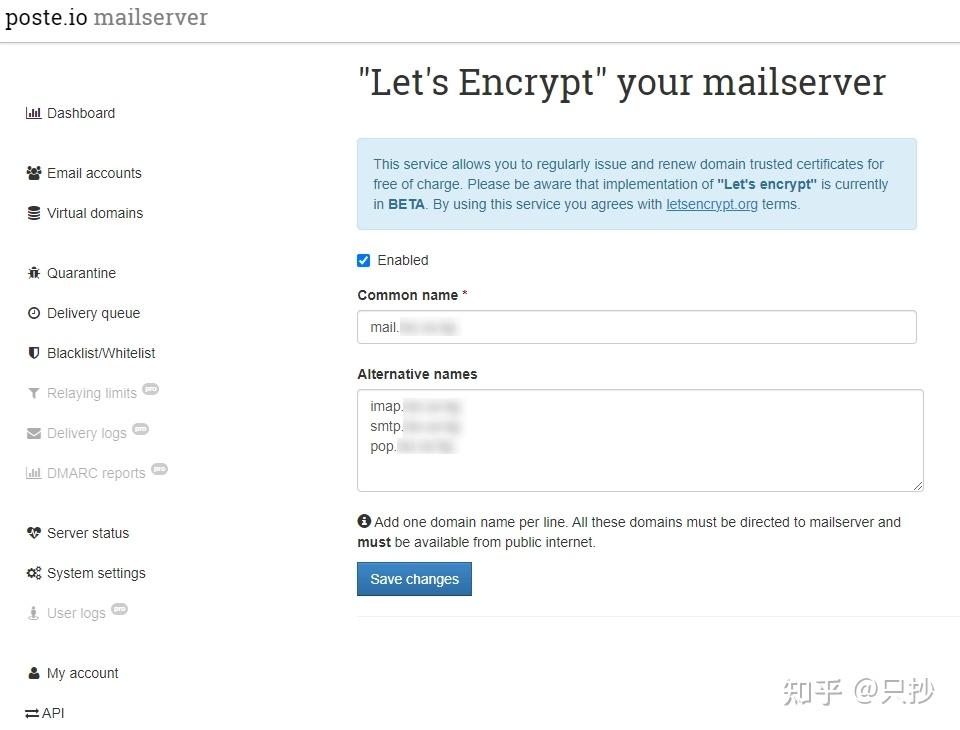 搭建开源邮局系统 Poste.io 实现自建域名邮箱服务 - 知乎
