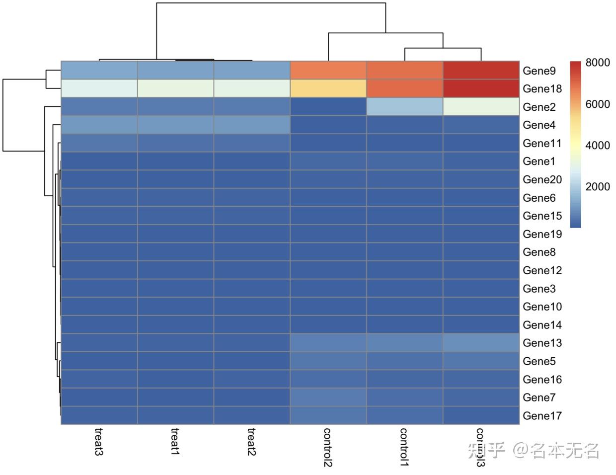 R 数据可视化 —— 聚类热图 pheatmap - 知乎