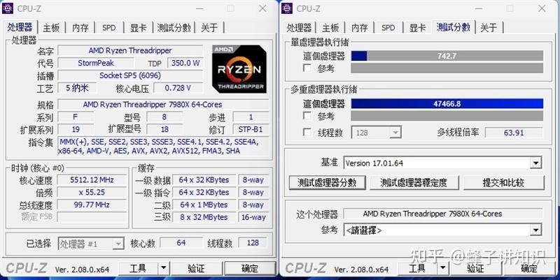 AMD线程撕裂者7980X评测：HEDT发烧平台封神之作！视频编码性能4倍于RTX 4090 - 知乎