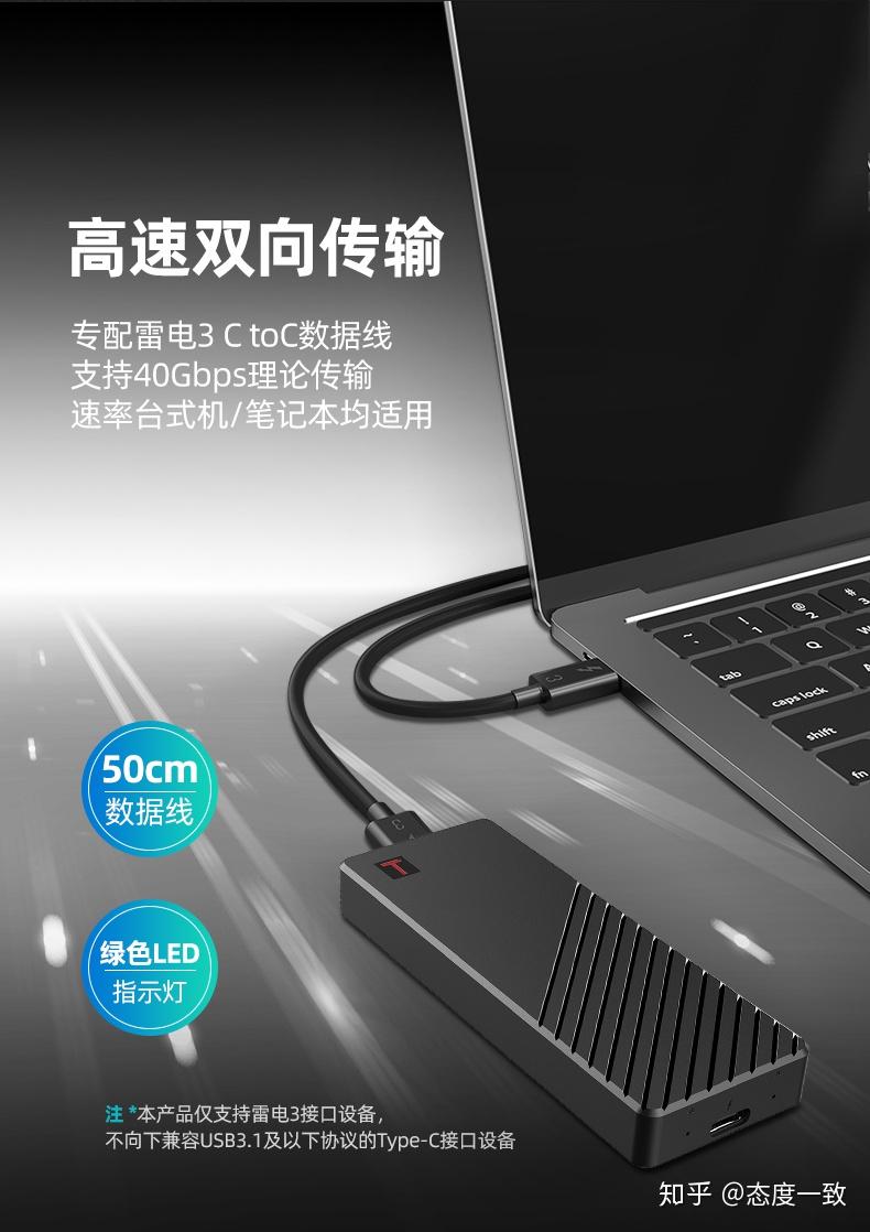 TALMIL最新JHL6540 雷电3 SSD固态硬盘盒 - 知乎