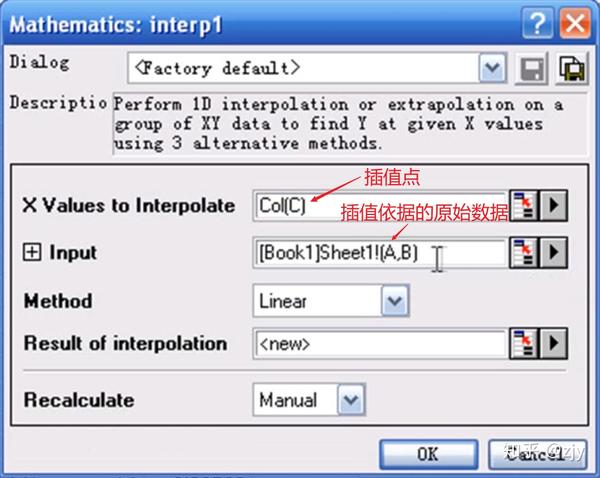 区分Origin中的三种插值方式 - 知乎