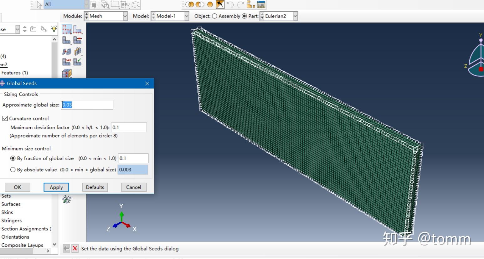 ABAQUS-CEL模拟聚合材料挤压变形 - 知乎