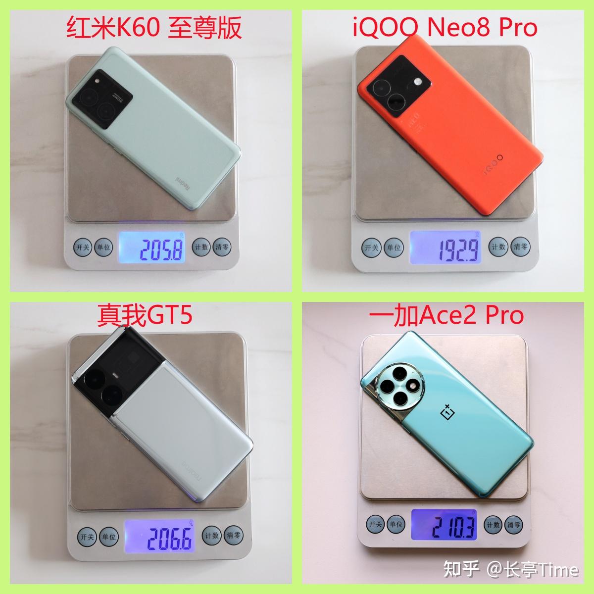 3000价位段性价比王者之争：红米K60 至尊版、iQOO Neo8 Pro、真我GT5、一加Ace2 Pro真机对比测试横评 - 知乎