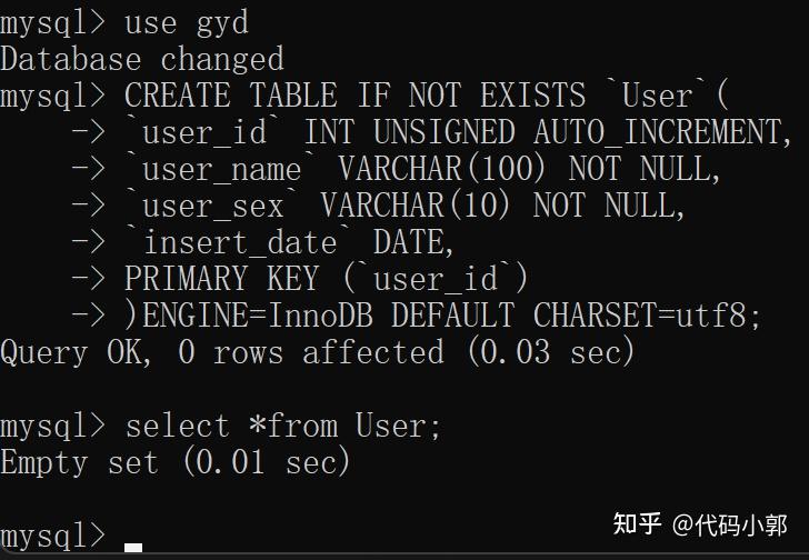 MySQL知识点大全《二》- 常用命令 - 知乎