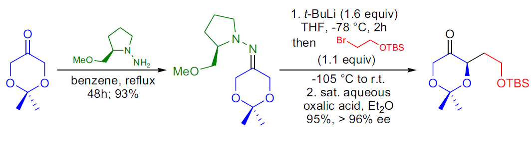 Enders SAMP/RAMP腙烷基化反应 - 知乎
