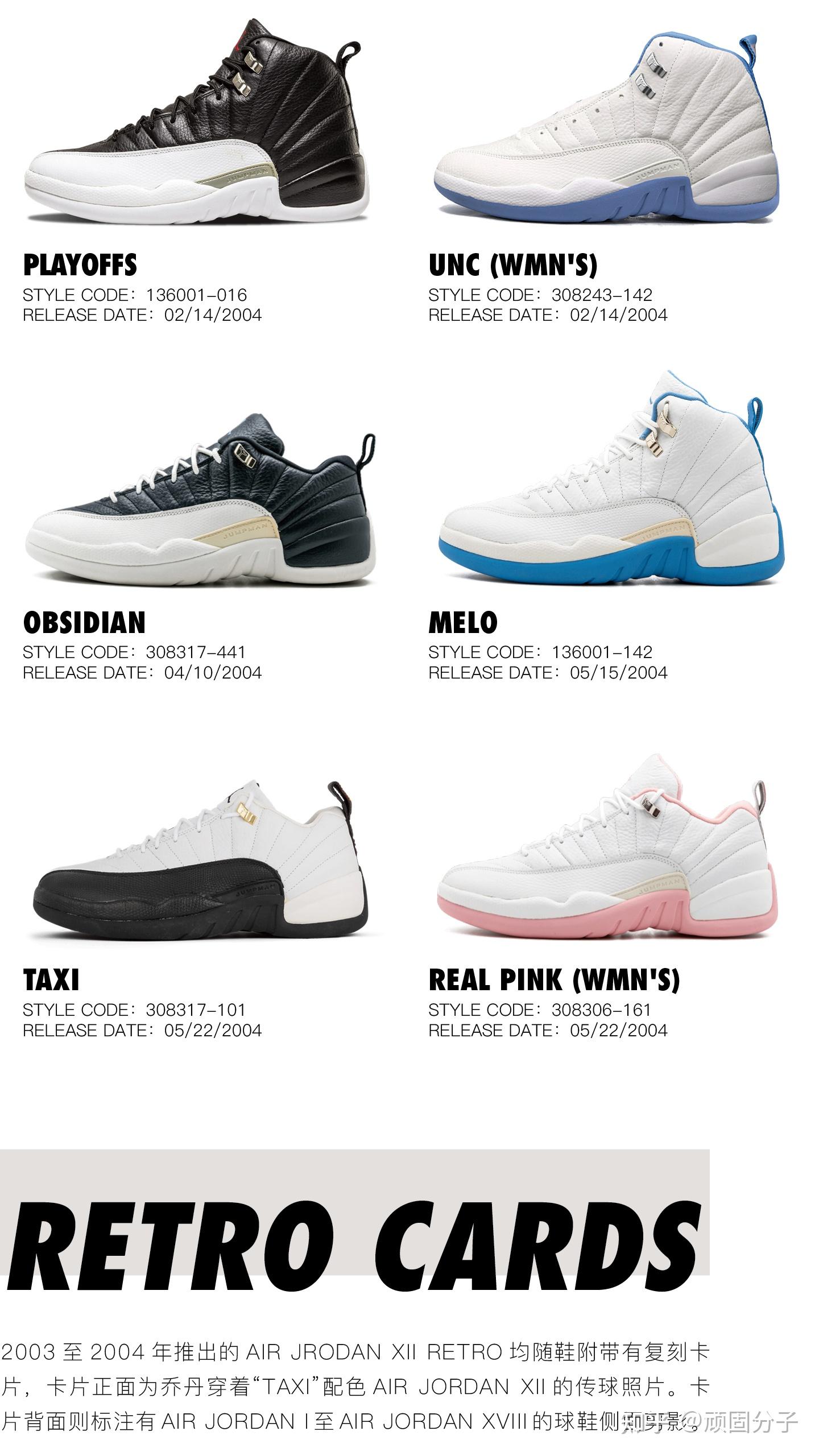 史上最强AIR JORDAN 12市售配色全收录 - 知乎