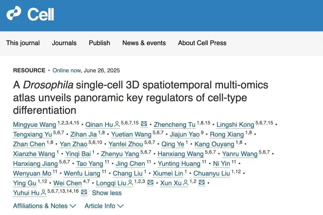 Cell | Stereo-seq助力绘制果蝇发育3D全景图谱，破译生命动态调控的“时空密码” - 知乎