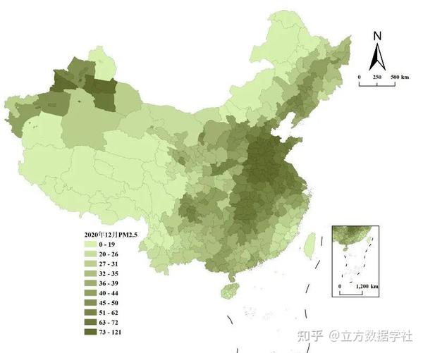 【数据分享】我国省市县三级1998-2020年逐月/逐年PM2.5数据（Shp格式/Excel格式） - 知乎
