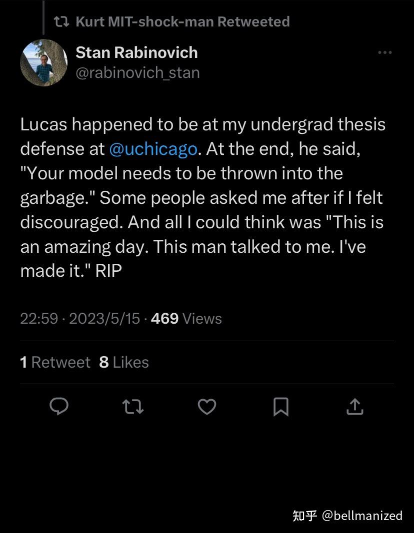 经济学家卢卡斯逝世，如何评价他一生的学问与贡献? - 知乎