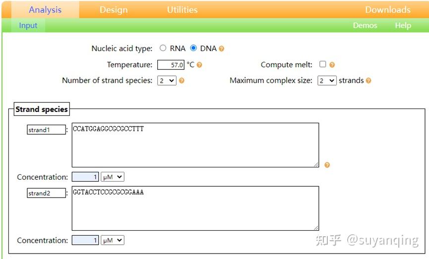NUPACK网页版使用指南 - 知乎