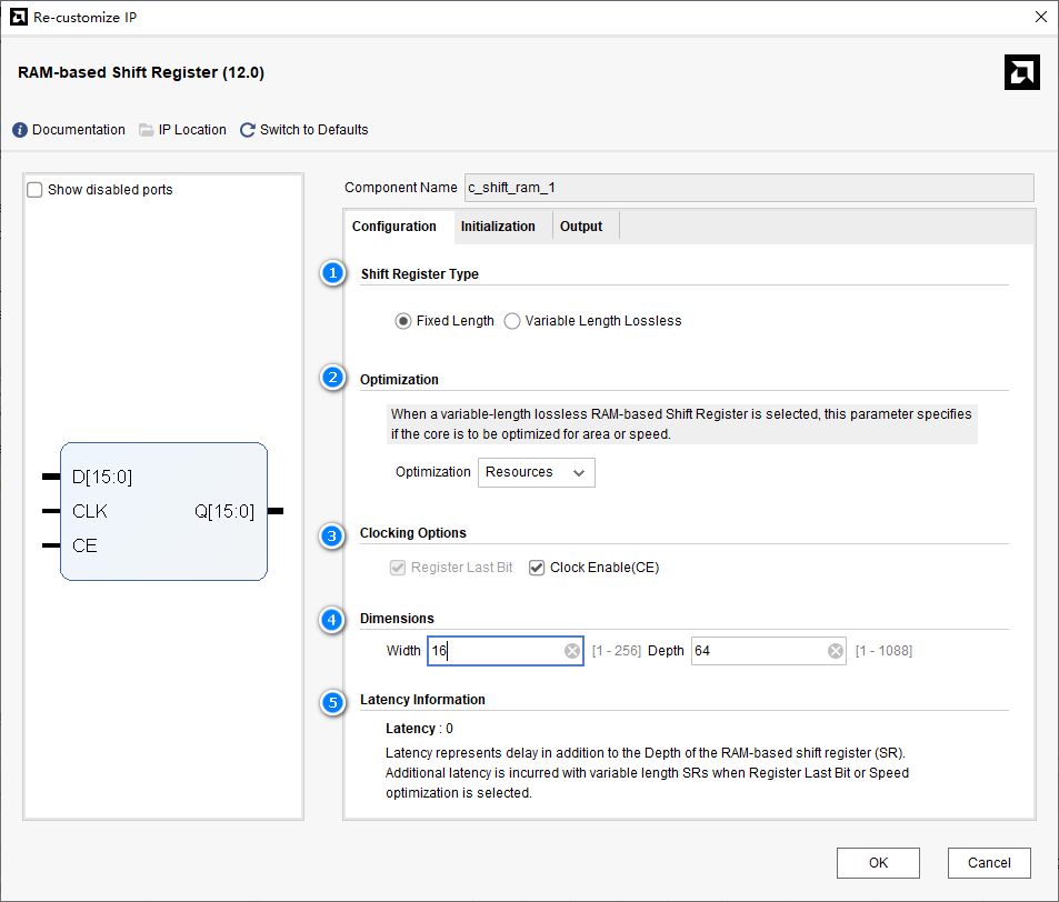 RAM-Based Shift Register Xilinx IP核的使用 - 知乎