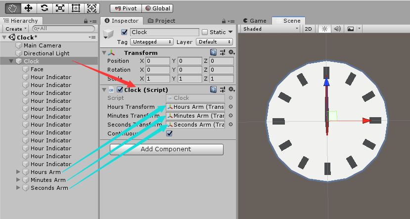 呆萌Unity | 001 制作一个会动的时钟 - 知乎