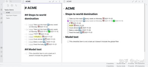 从 Toodledo 到 Obsidian Tasks - 我的 GTD 最佳实践 - 知乎