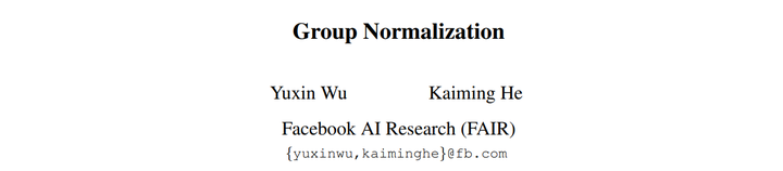 Group Normalization - 知乎
