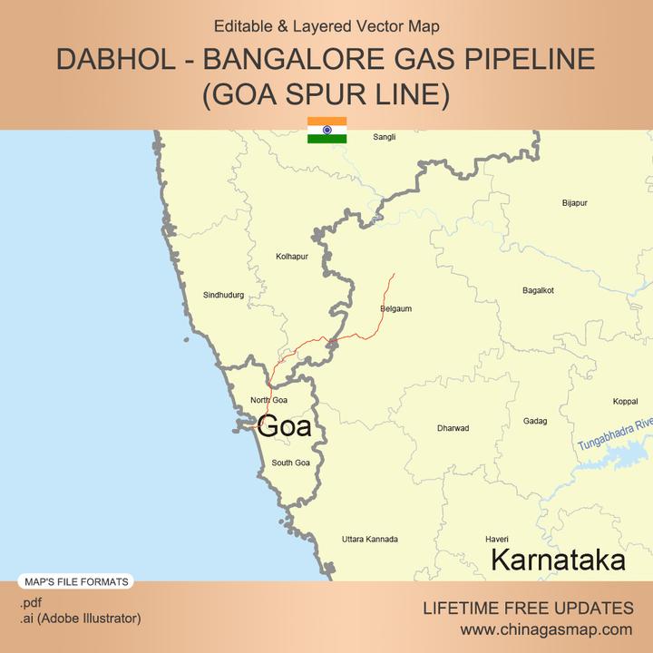 「电子版图纸」达霍尔-班加罗尔天然气管道(支线) - 知乎