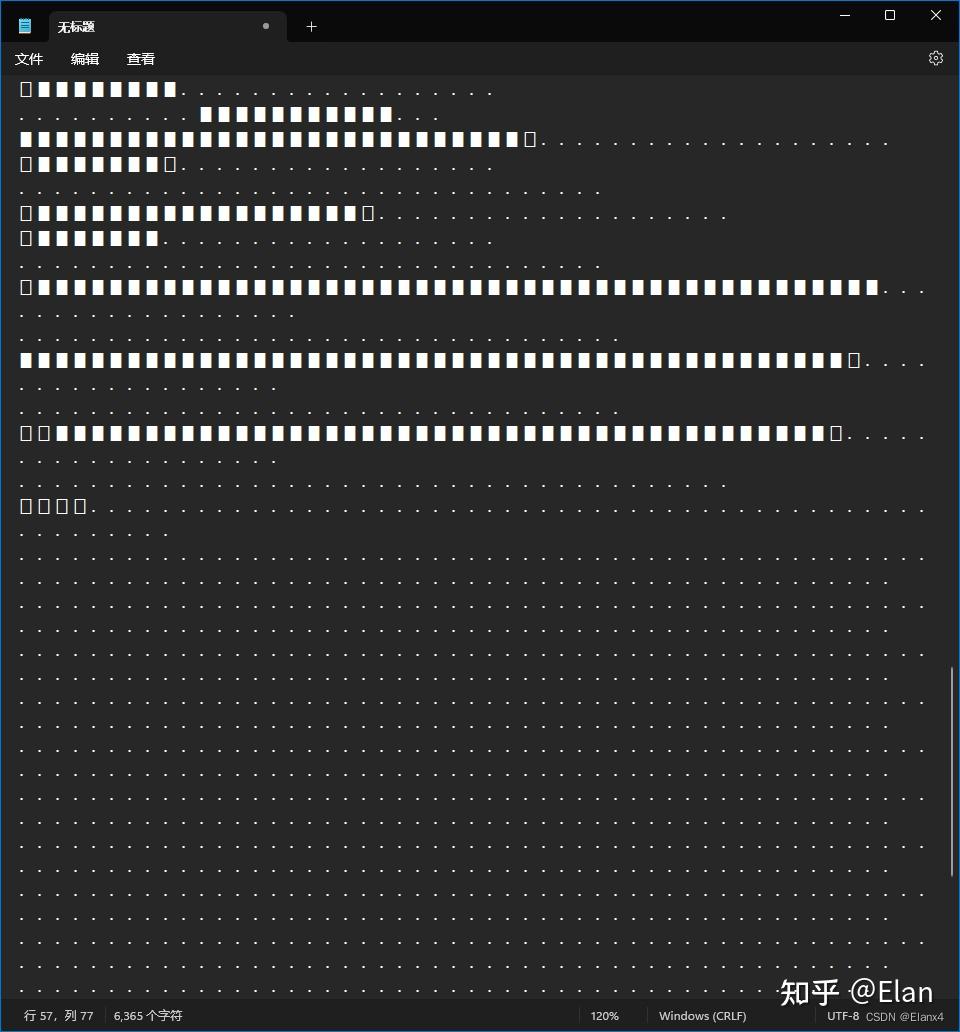 炫酷的“ASCII艺术”图片 - 知乎