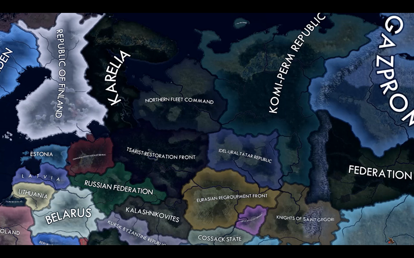 钢铁雄心4mod Extremis Ultimis（极端未来，又译最后的绝境）俄罗斯再统一超事件翻译（附地图） - 知乎