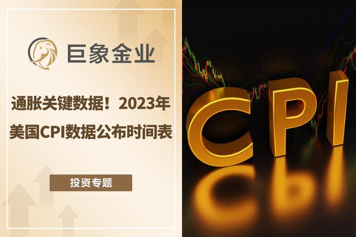 【巨象金业-投资专题】通胀关键数据!2023年美国CPI数据公布时间表 - 知乎
