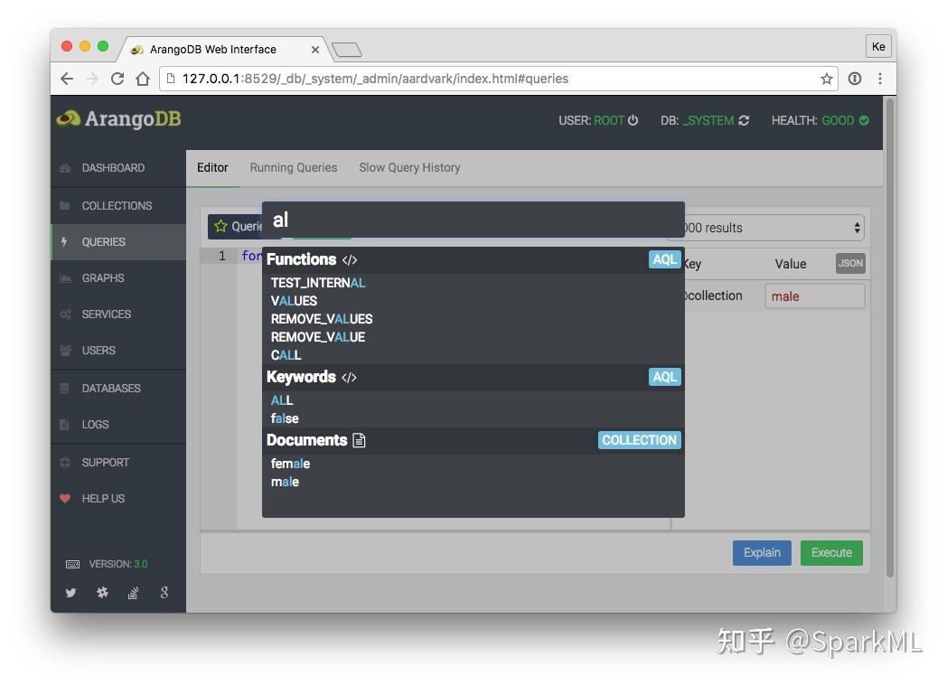 【ArangoDB教程10】 Web界面功能详解 - 知乎
