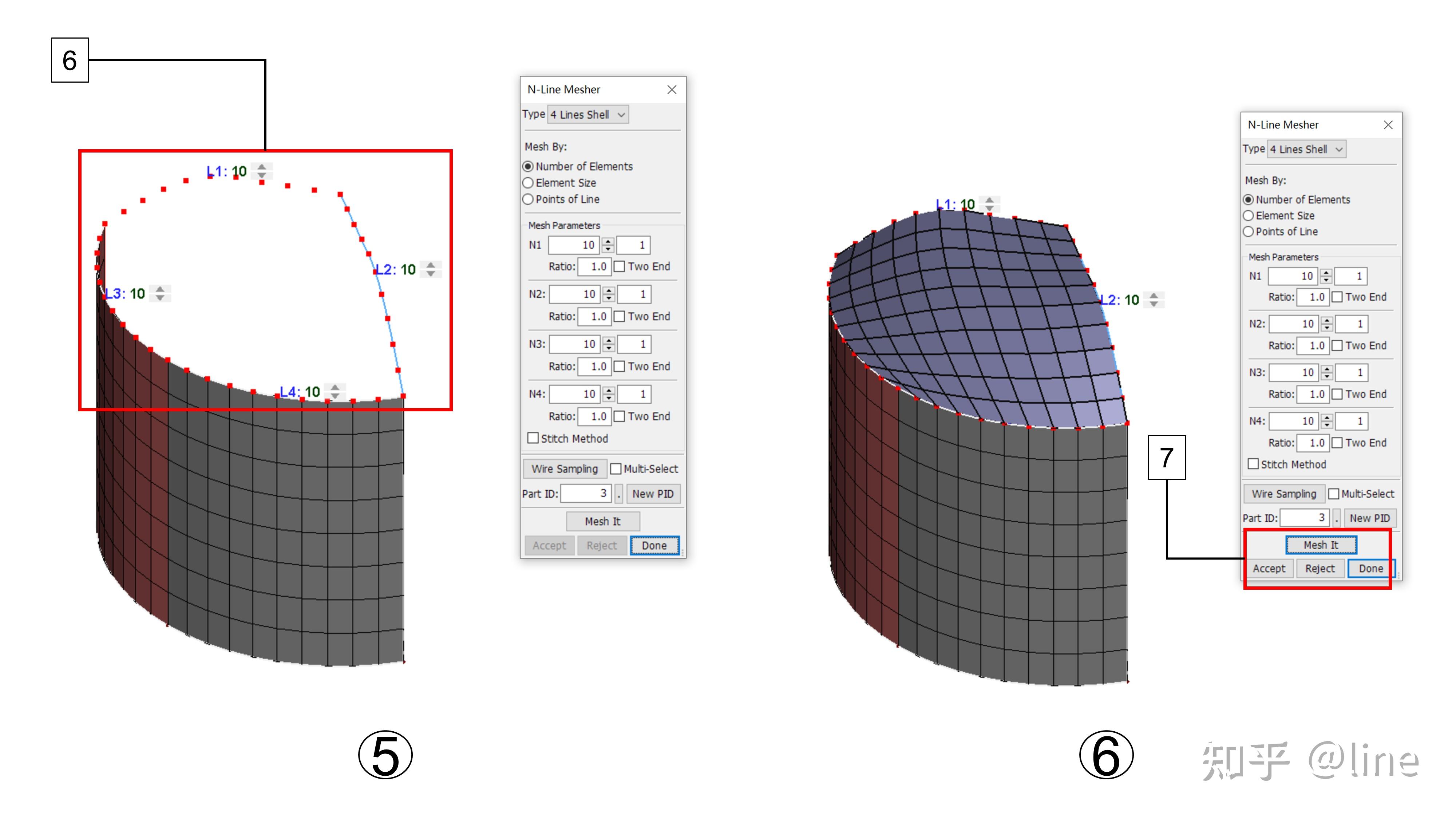 LS-DYNA网格划分（三）：LS-PrePost,N-Line Mesher案例，旋翼结构 - 知乎