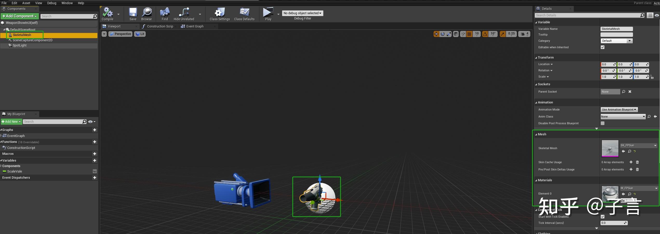 [UE4.27]-使用SceneCaptureComponent2D组件在UI上展示3D模型 - 知乎