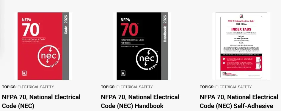 NFPA 70-2026.pdf【英文原文+中文翻译】美国电气规范 National Electrical Code® - 知乎