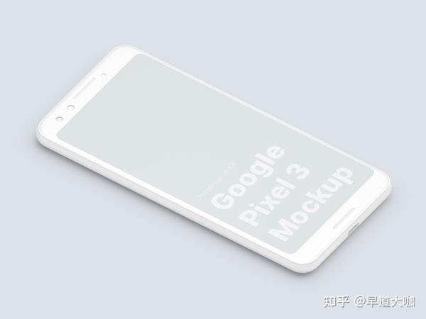 高质量谷歌Google Pixel 3手机屏幕APP界面设计演示样机 Google Pixel 3 XL Mockups - 知乎