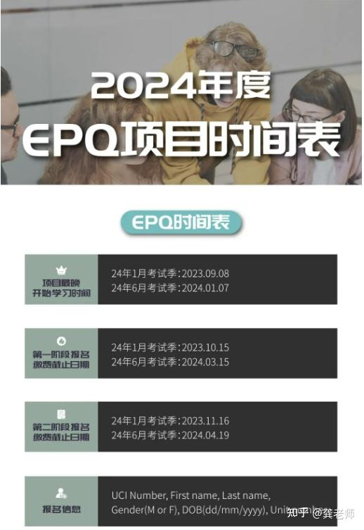 2024年度EPQ项目学习时间表公布！ - 知乎