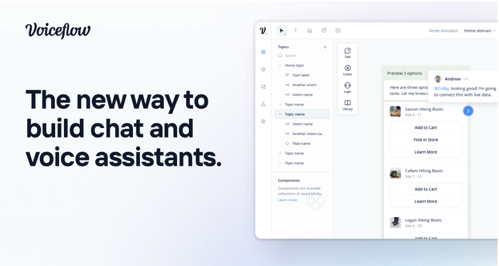 Voiceflow，一个用于构建对话型人工智能体验的平台，获得1500万美元 - 知乎