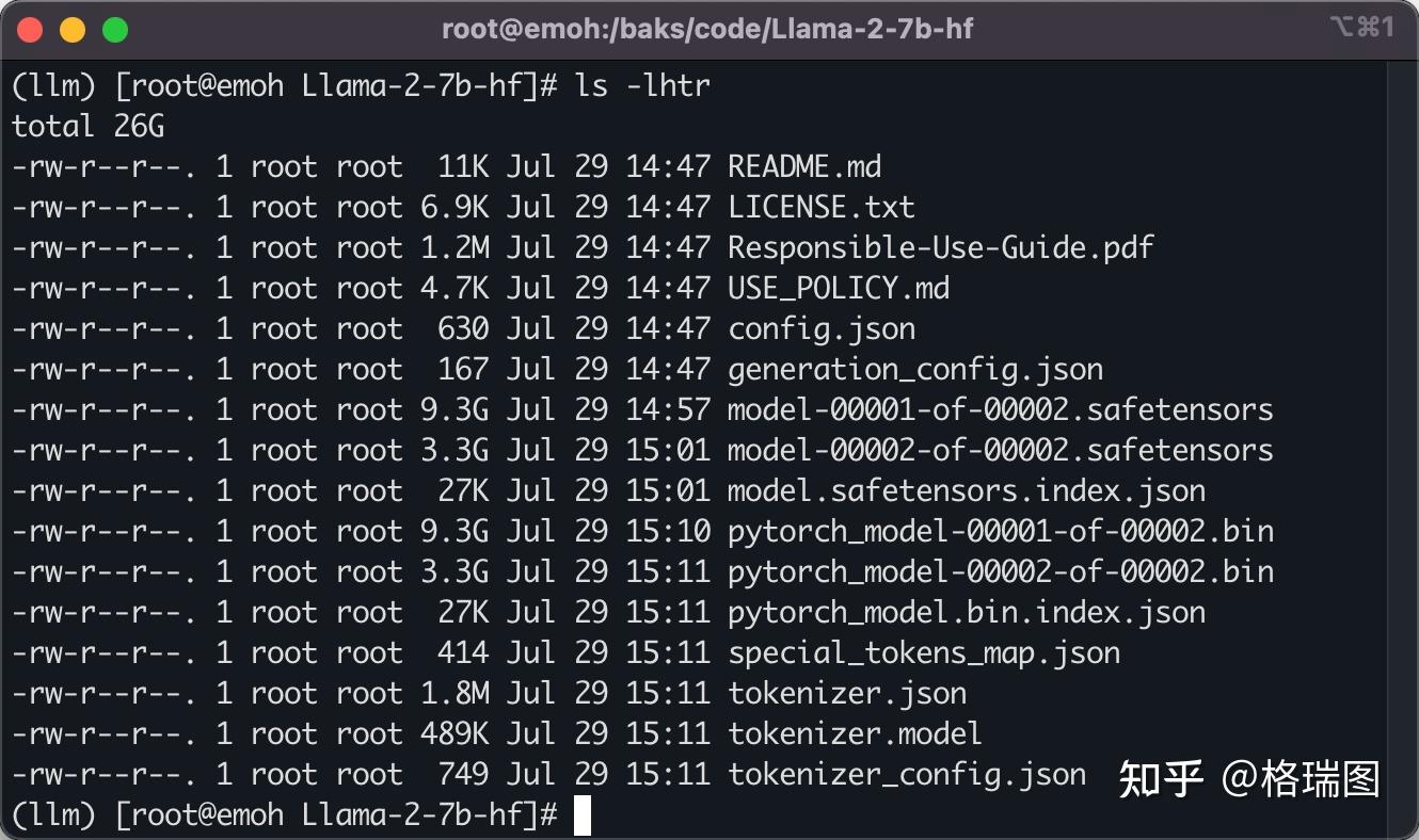 llama-0001-下载模型 - 知乎