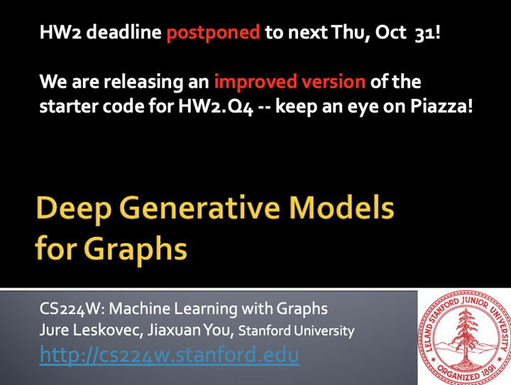 CS224W 10.2-Deep Generative Models for Graphs - 知乎