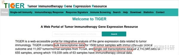 玩转冷热肿瘤，得有神器！——手把手教你用TIGER数据库进行免疫治疗研究！ - 知乎