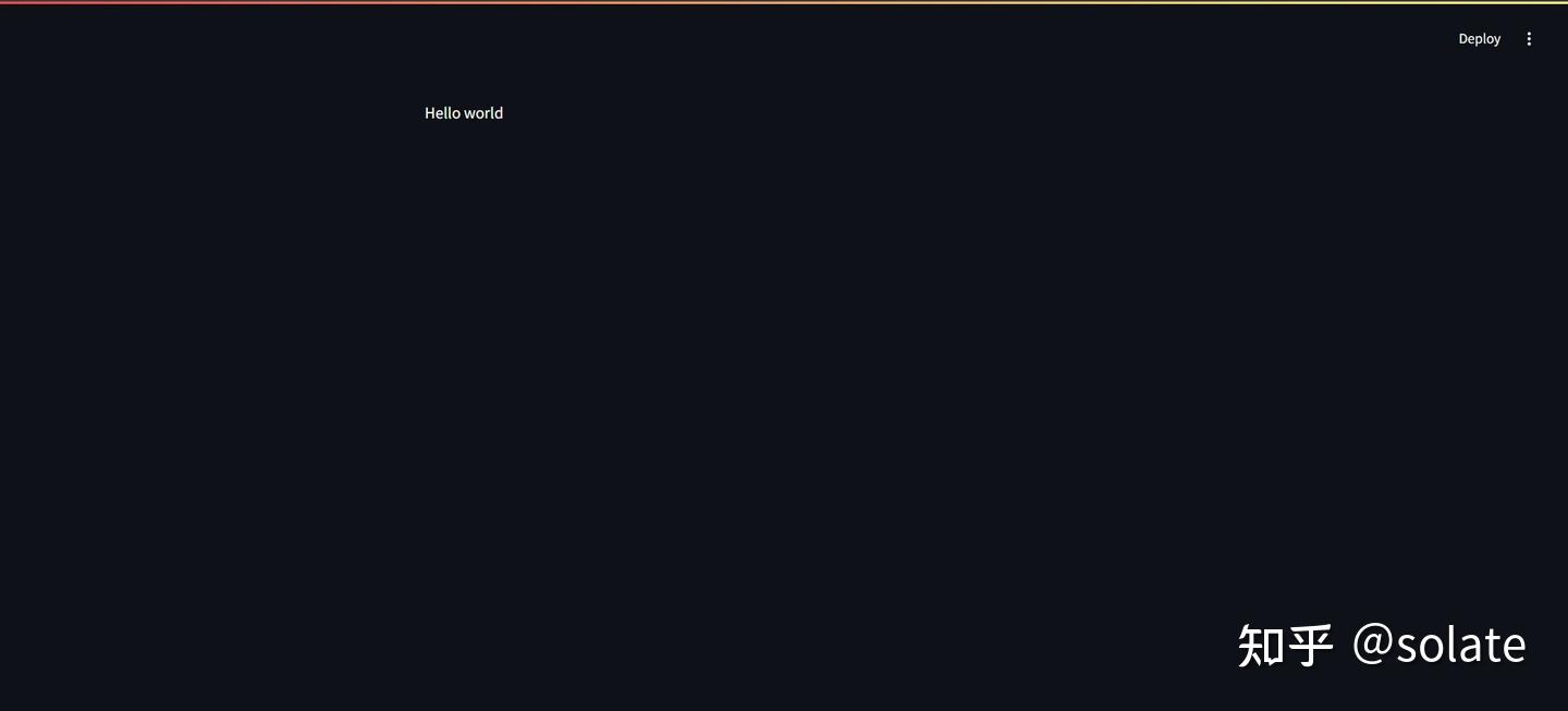 python Streamlit 学习 - 知乎