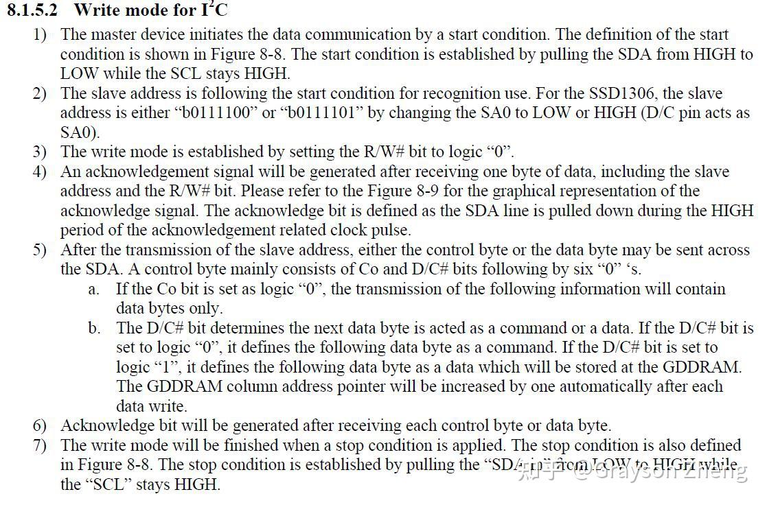 C51学习笔记——驱动基于I²C协议的OLED显示屏 - 知乎