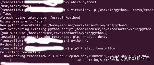 TensorFlow入门篇——day01.在virtualenv 中安装TensorFlow - 知乎
