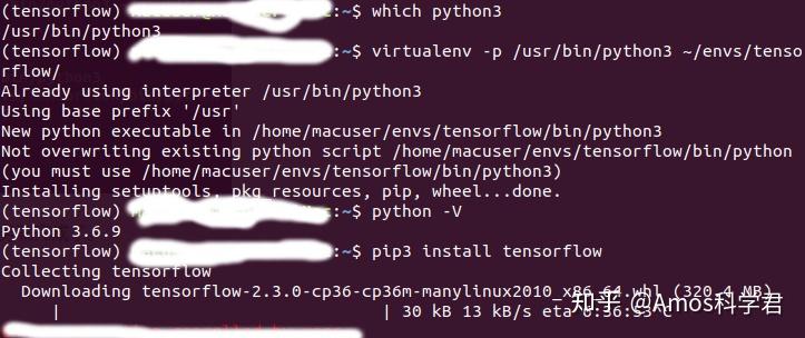 TensorFlow入门篇——day01.在virtualenv 中安装TensorFlow - 知乎