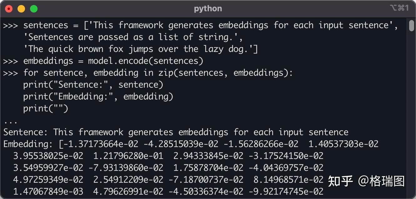 SentenceTransformers-0002-概览-安装 - 知乎