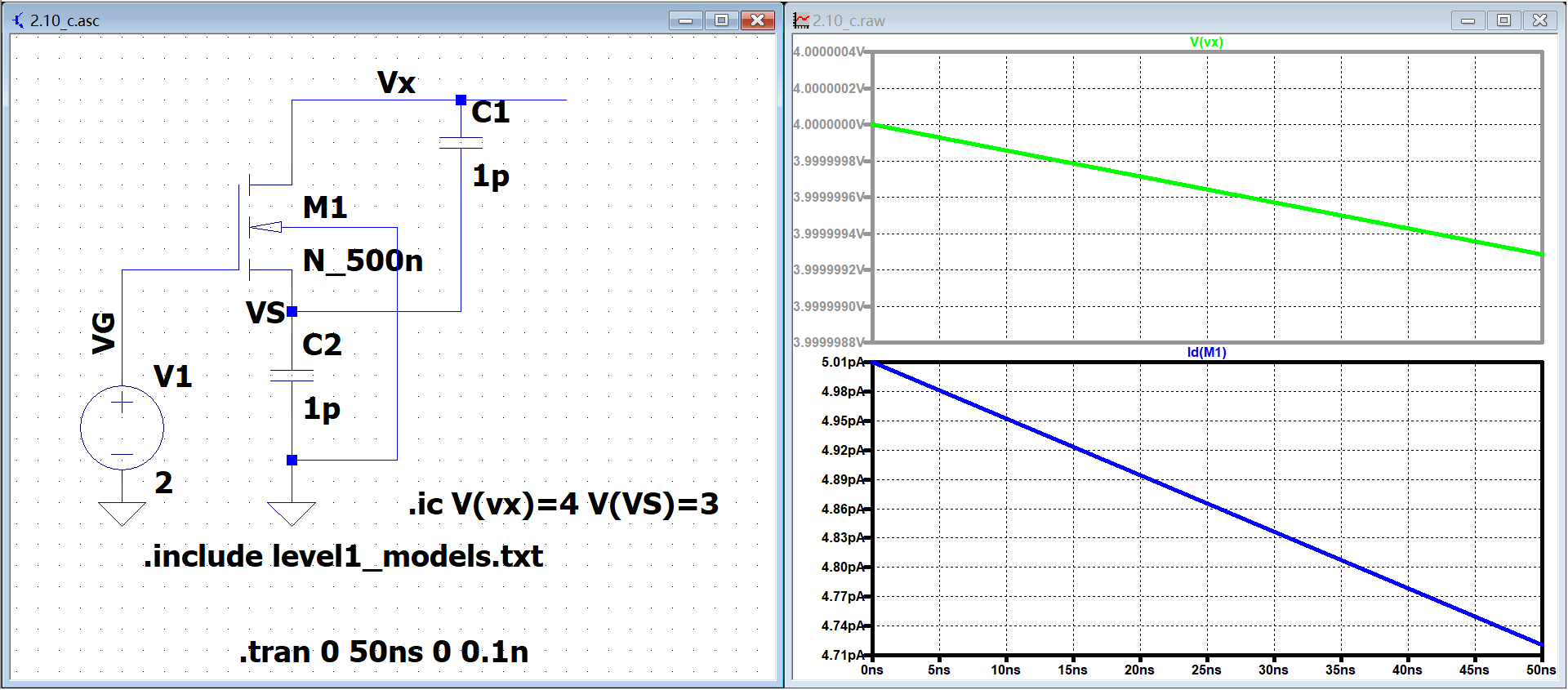 拉扎维CMOS模拟集成电路课后习题spice仿真（CHAPTER 2 Basic MOS Device Physics） - 知乎