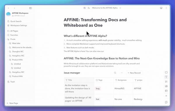 AFFiNE 技术团队正式入驻知乎 - 知乎