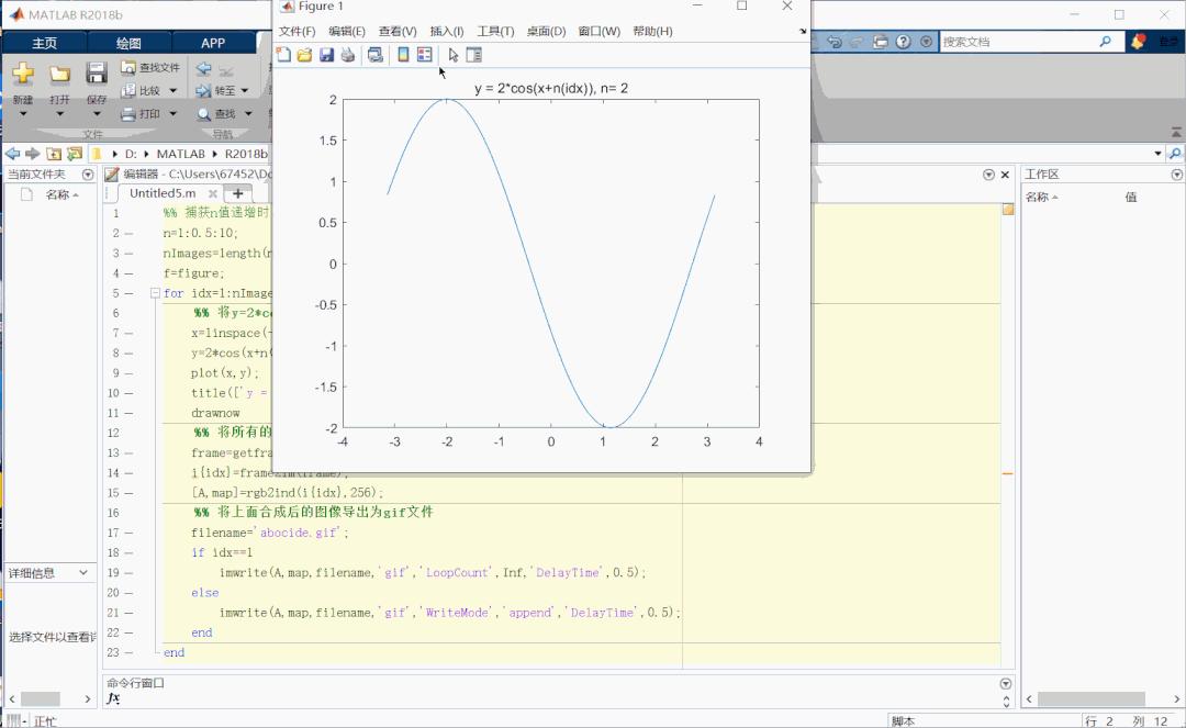 MATLAB还能制作gif动画？？-每天一个MATLAB小技巧（28） - 知乎