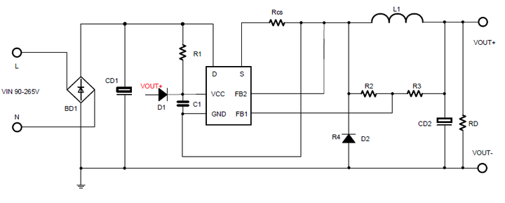 LA4100 650V、300mA非隔离离线降压转换器 - 知乎