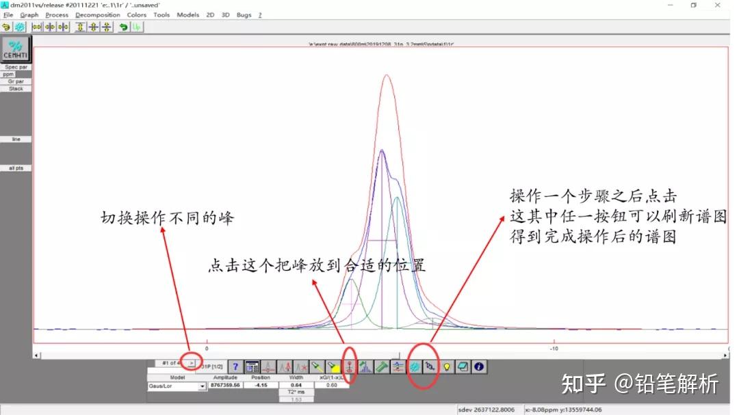 【固体核磁】DMFIT分峰拟合方法 - 知乎