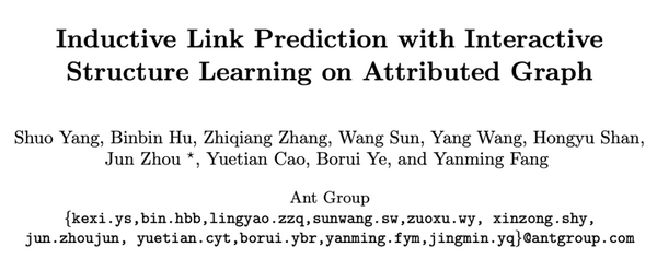ECML PKDD 2021｜PaGNN：基于交互结构学习的链路预测 - 知乎