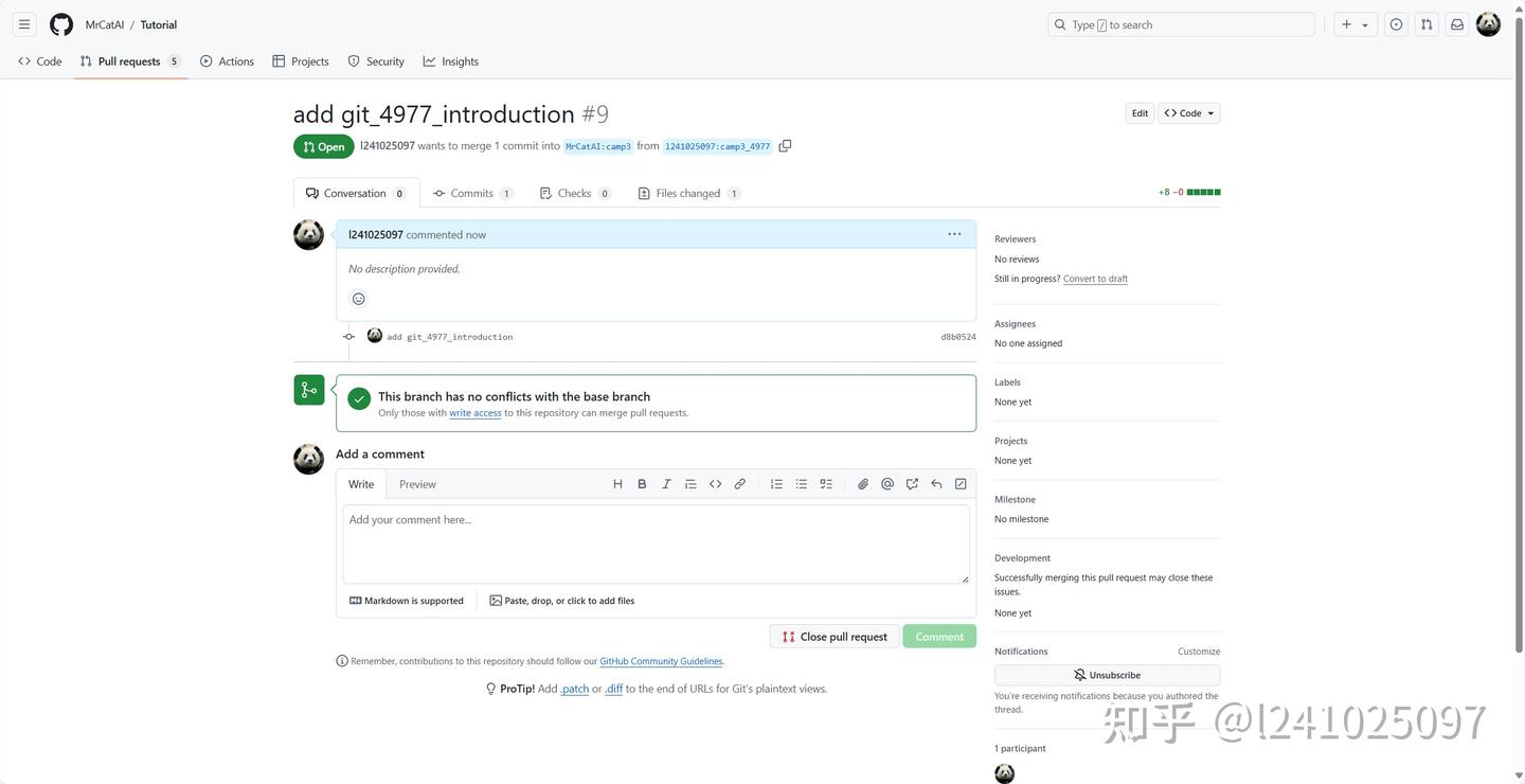 书生浦语L0-Git 基础知识 - 知乎